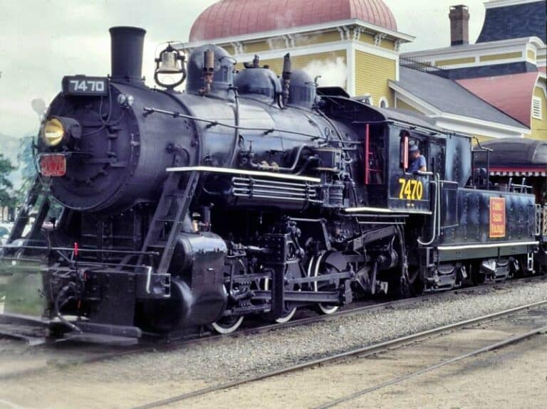 Through The Fire And Flames, Conway Scenic #7470 Carries On | Steam Giants